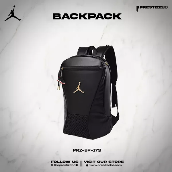 Jordan Retro 12 Backpack (Black) - Prestize BD